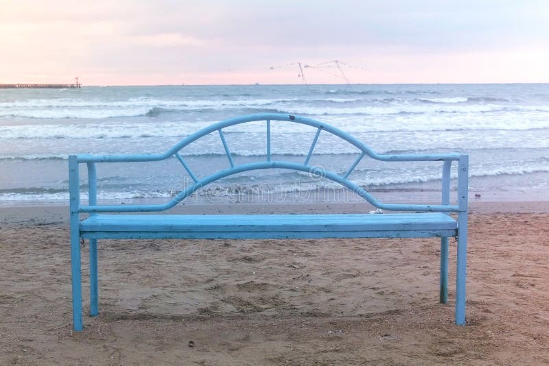 4,936 Blue Bench Sea Beach Sand Photos - Free & Royalty-Free Stock ...