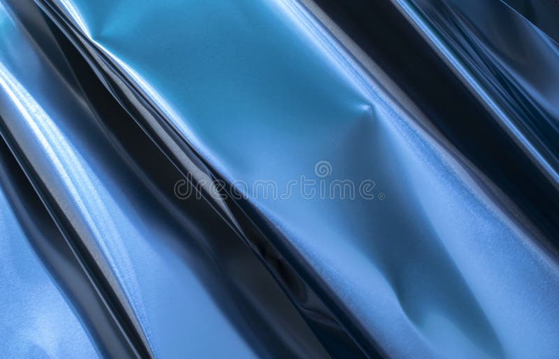 Blue Bent Metal Sheet with Visible Texture. Background Stock Photo ...