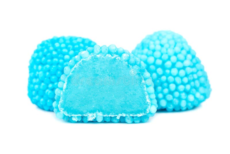 Blue berry jelly candy stock photo. Image of background - 108112978