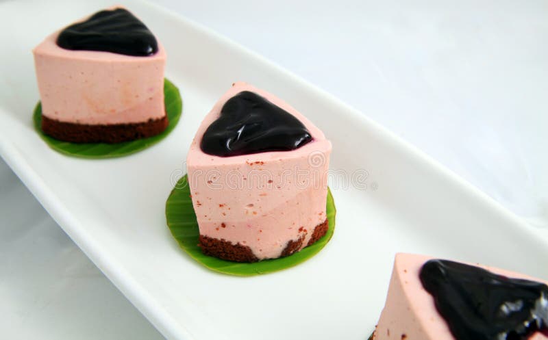 Blue berry mousse cake stock image. Image of white, catering - 19773329