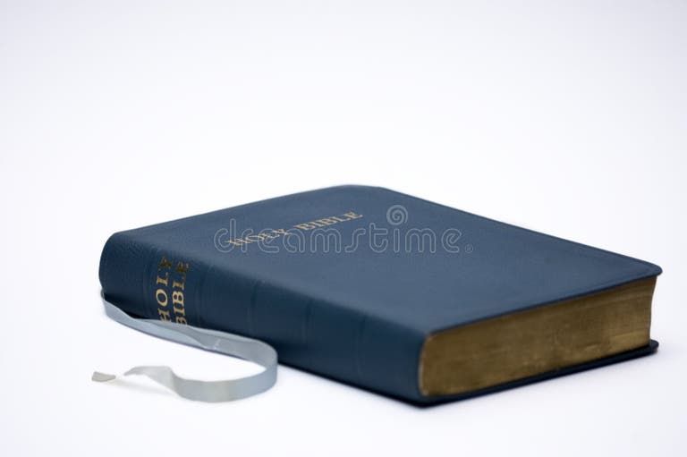 Blue Bible stock image. Image of christian, jesus, paper - 6651743