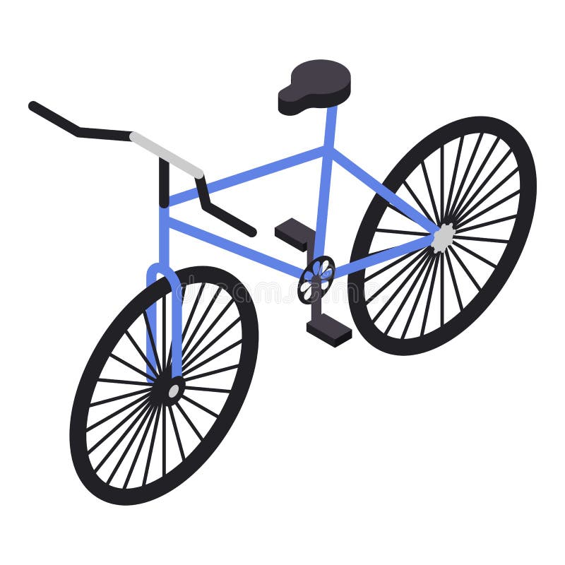 Blue Bicycle Helmet Icon, Cartoon Style Stock Vector - Illustration of ...