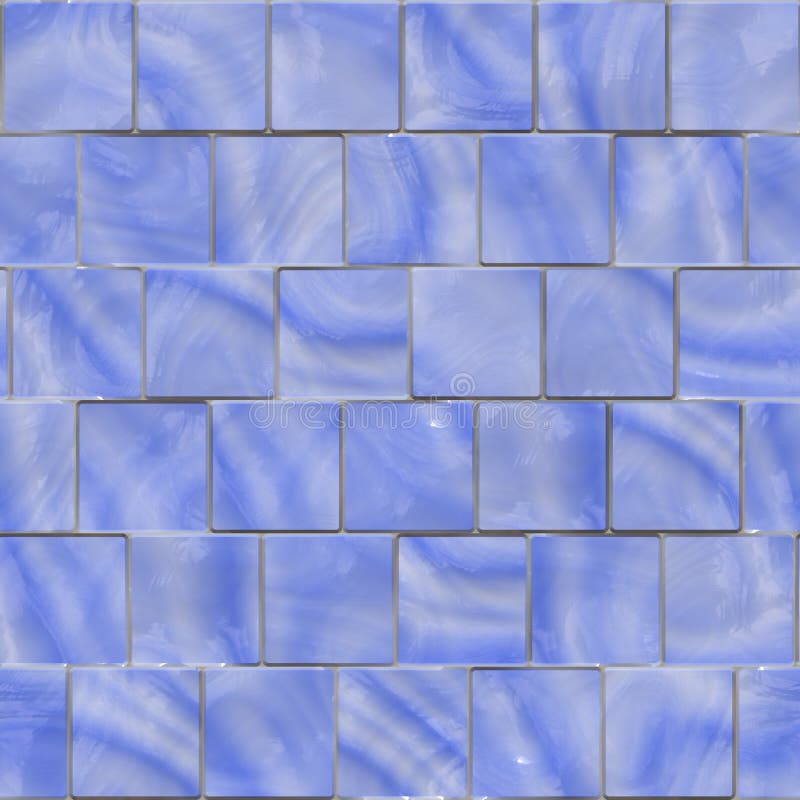 Blue big tiles stock illustration. Illustration of seamlessly - 7213116
