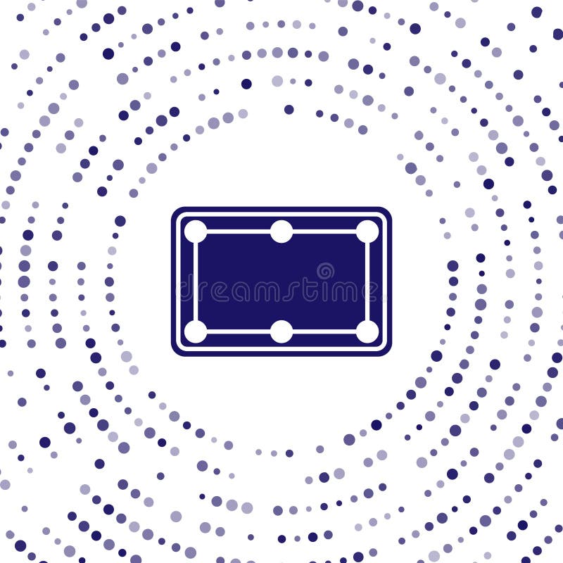 Blue Billiard Table, Balls and Cue Stock Image - Image of colorful ...