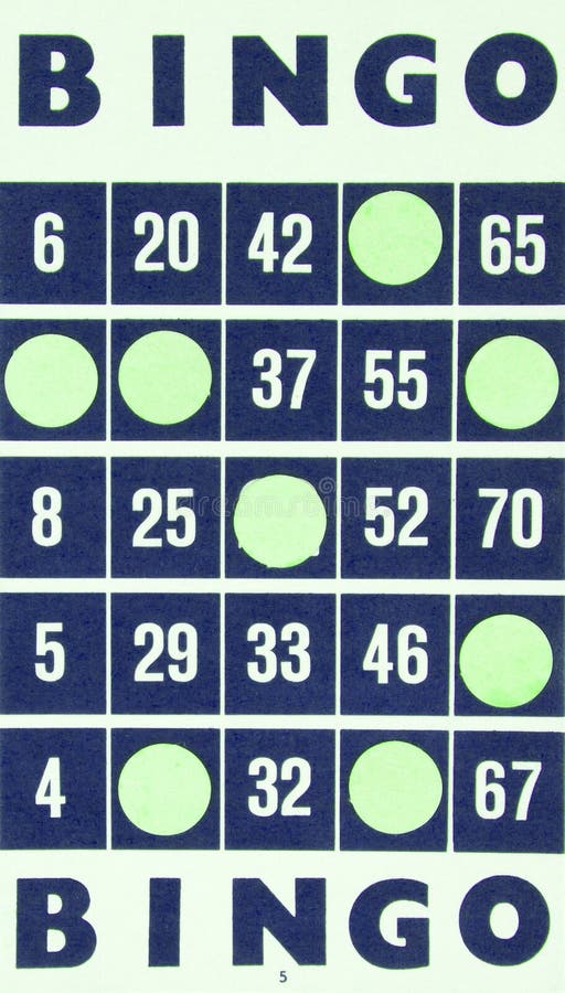Bingo cards stock image. Image of bingo, chance, duel - 34652321