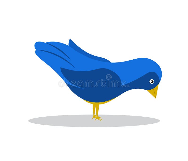 Bird Blue Standing Stock Illustrations – 4,046 Bird Blue Standing Stock ...