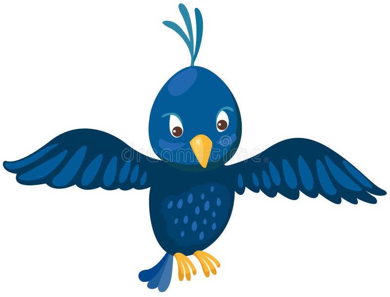 Pointing bird stock vector. Illustration of colorful - 12468418