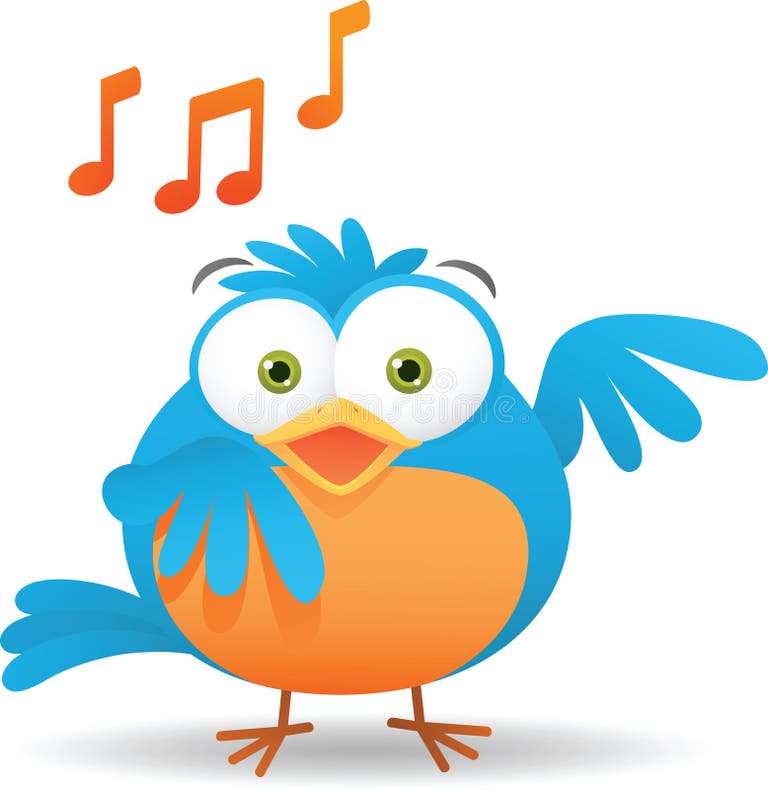 Blue Bird Cartoon Singing Stock Illustrations – 2,058 Blue Bird Cartoon ...