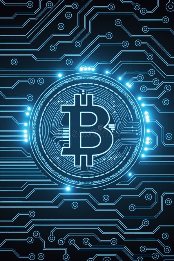 Blue bitcoin background stock illustration. Illustration of background ... Blue bitcoin background stock illustration. Illustration of background ...