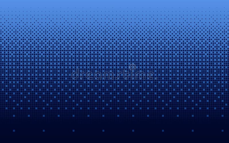 Blue Bitmap Texture, Abstract Pattern Halftone Vector Background ...