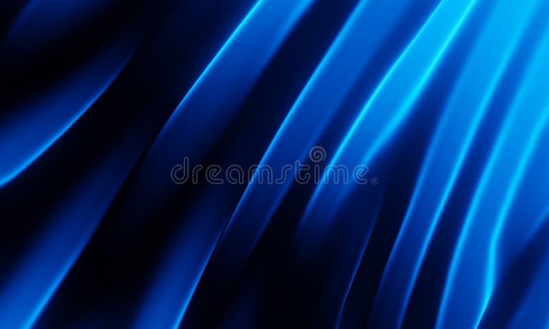 Blue and Black Abstract Wave Background Stock Illustration ...