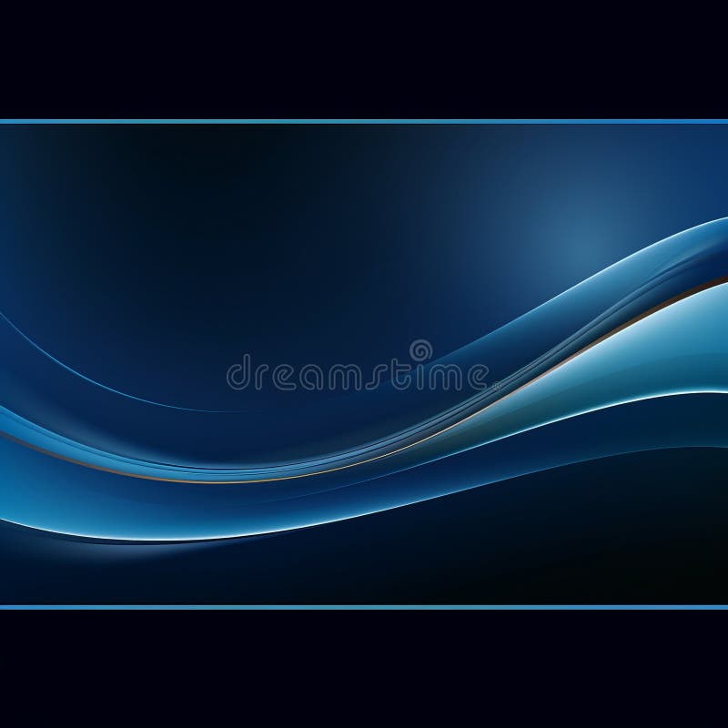 A Blue and Black Background with Wavy Lines Stock Illustration ...