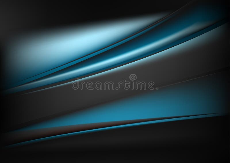 Blue Black Digital Background Vector Illustration Design Stock Vector ...