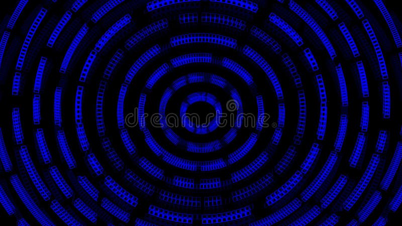 The Blue and Black Futuristic Geometric Surface Background. 3D ...