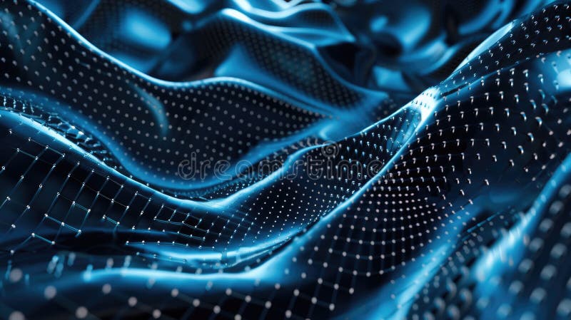 Blue and Black Image with a Bumpy Surface that Resembles a Terrain or a ...