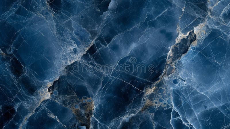 Blue and Black Marble Texture, Abstract Natural Stone Background ...