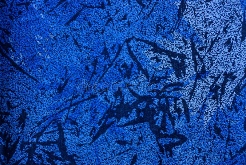Blue Black Spotted Texture from a Piece of Cloth Stock Photo - Image of ...