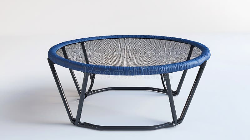 A Blue and Black Table with a Blue Netting on Top Stock Photo - Image ...