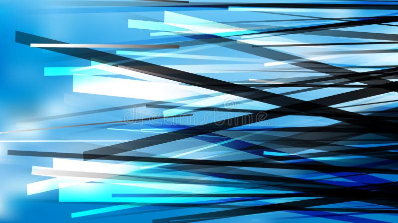 Blue Black and White Dynamic Random Lines Background Vector Stock ...