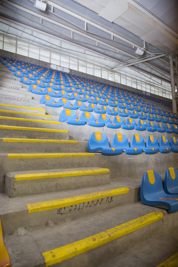 Bleachers in stadium stock image. Image of ancient, scrap - 281781683