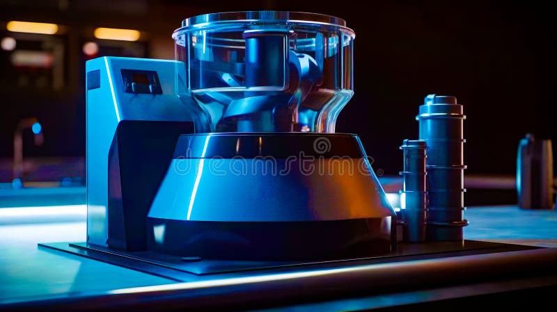 Blue Blender Sitting on Top of Counter Next To Other Items. Generative ...