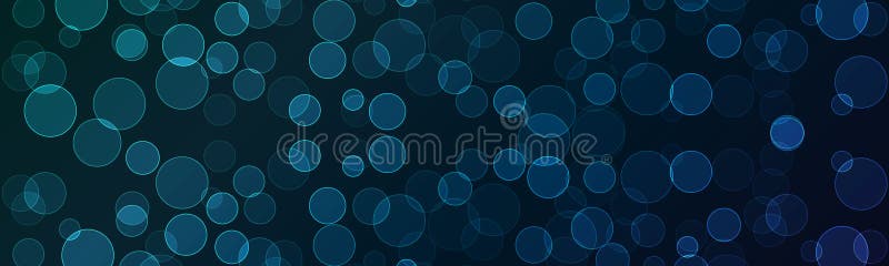 Blue Blitter Texture. Vector Bokeh Header Stock Vector - Illustration ...
