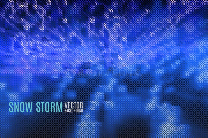 Blue blizzard abstraction stock vector. Illustration of frozen - 65050388