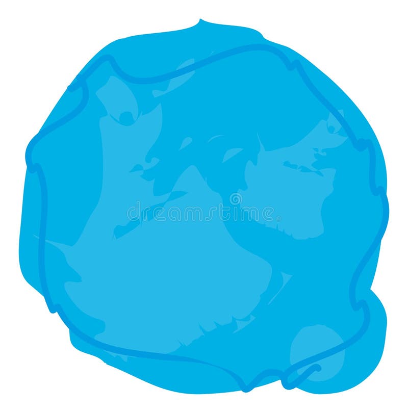 A Blue Blob Circle Background Stock Illustration - Illustration of ...