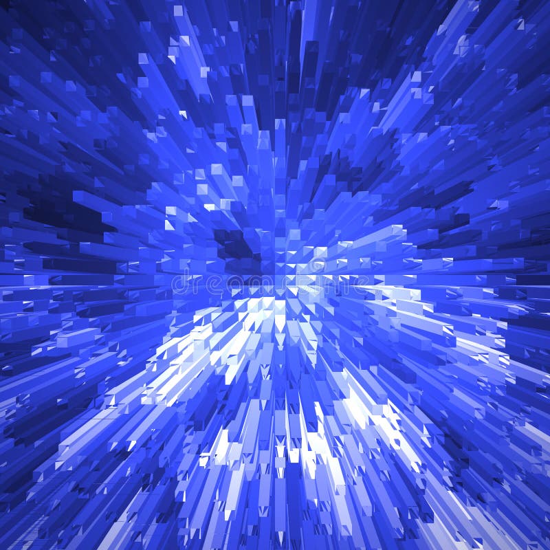 Blue blocks stock illustration. Illustration of crystal - 11305326