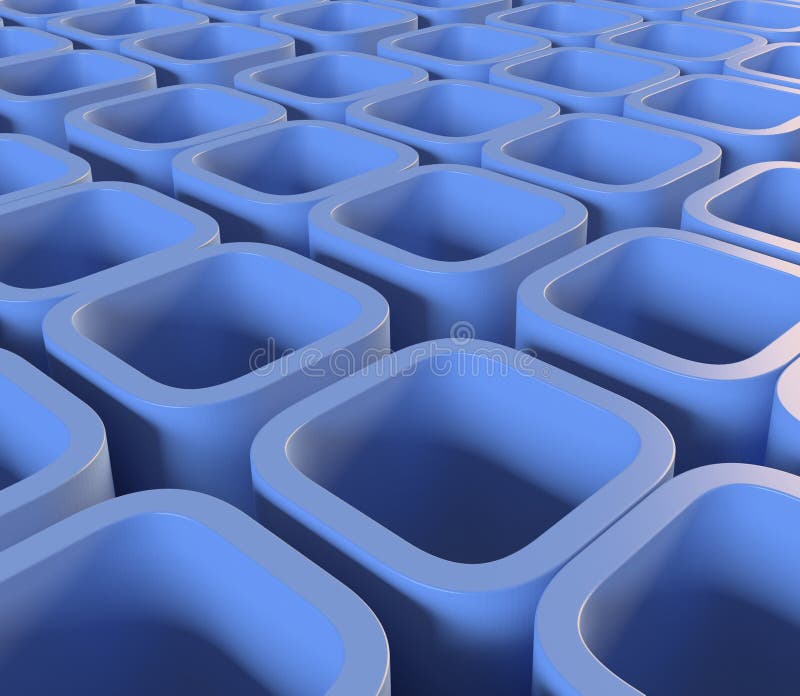 Blue blocks stock illustration. Illustration of contrasts - 21302798