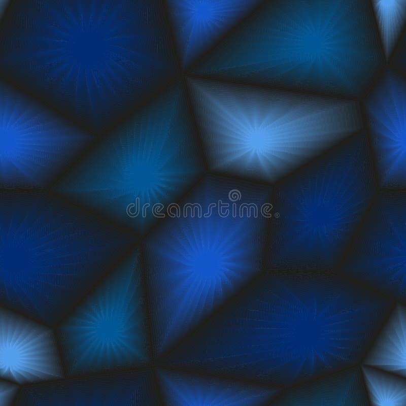 Blue Blocks Seamless Pattern Stock Vector - Illustration of decorate ...
