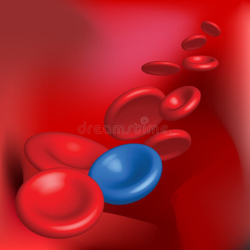 Blue blood stock illustration. Illustration of medicine - 15695673