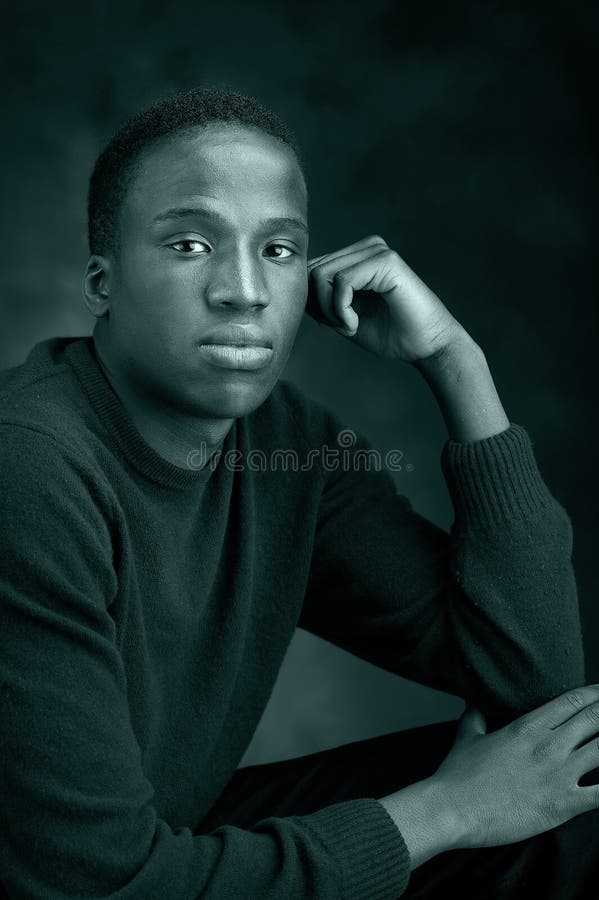 Blue (blue colored) stock photo. Image of people, masculine - 899288