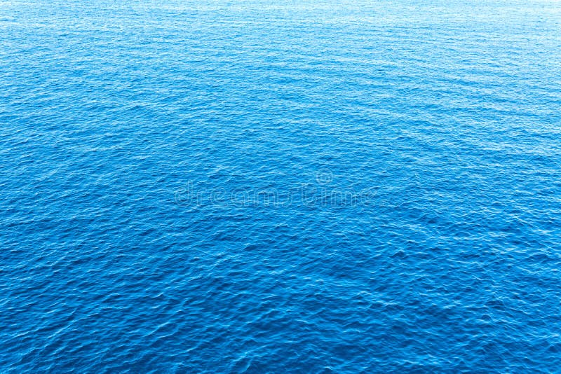 Blue Blue Patterned Sea Surface, Top View Stock Photo - Image of marine ...