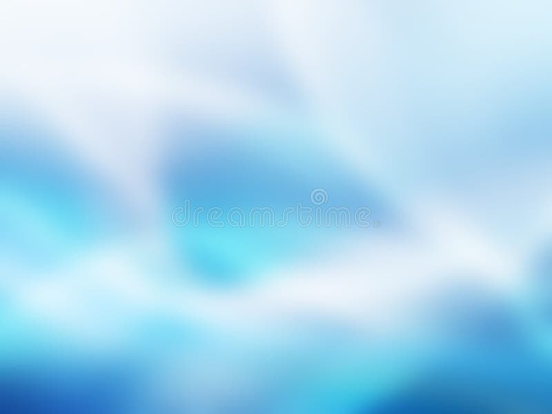 Blue Blur Abstract Background Stock Illustration - Illustration of ...
