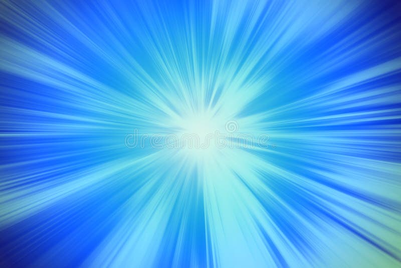 Blue Blur Power Zooming Effect Illustration Stock Illustration ...