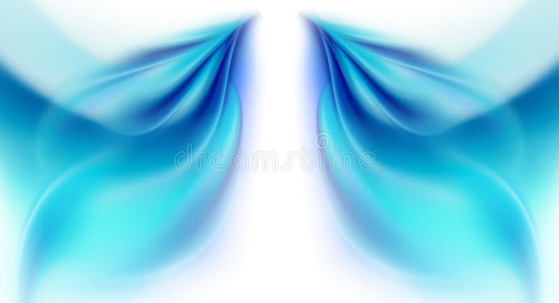 Blue Blur Shapes Background Stock Illustration - Illustration of curl ...
