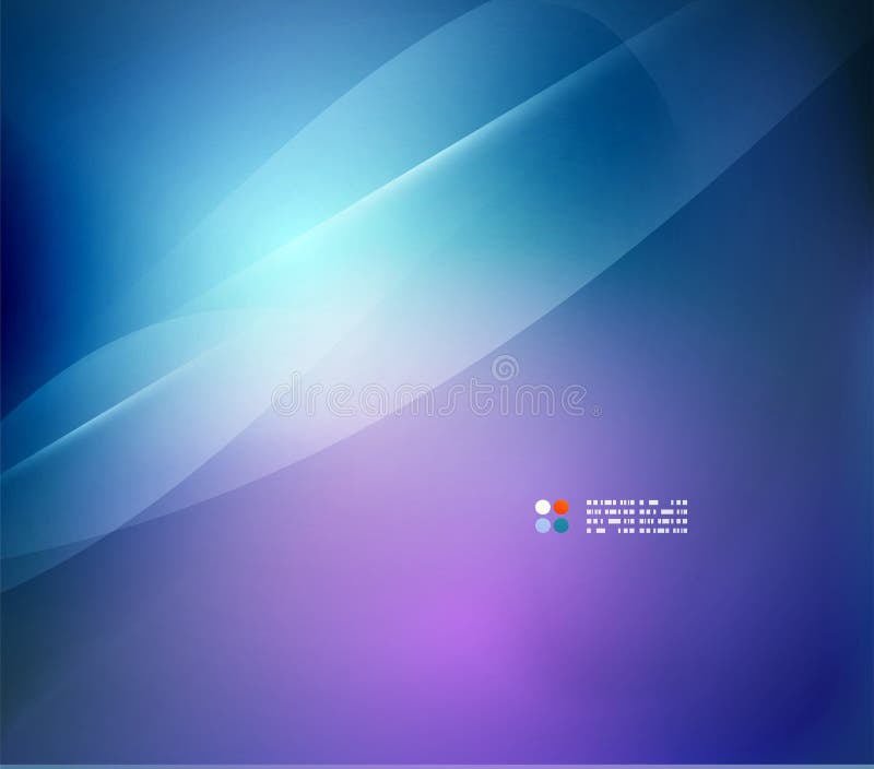 Blue Blurred Colors Abstract Background Stock Vector - Illustration of ...