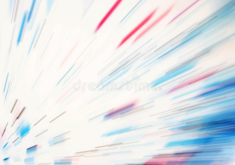 Blue Blurred Lines on a White Background, Illustration Stock Image ...
