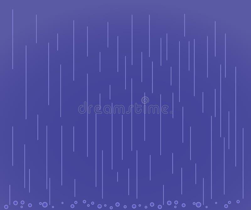 Blue Blurry Abstract Texture with Rain Drops. Stock Vector ...