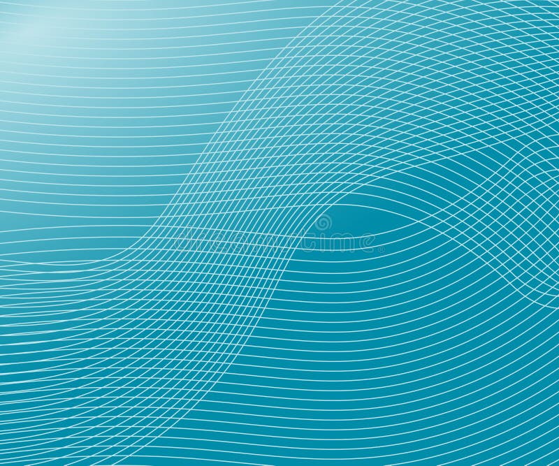 Blue Blurry Abstract Texture with Waves. Stock Vector - Illustration of ...