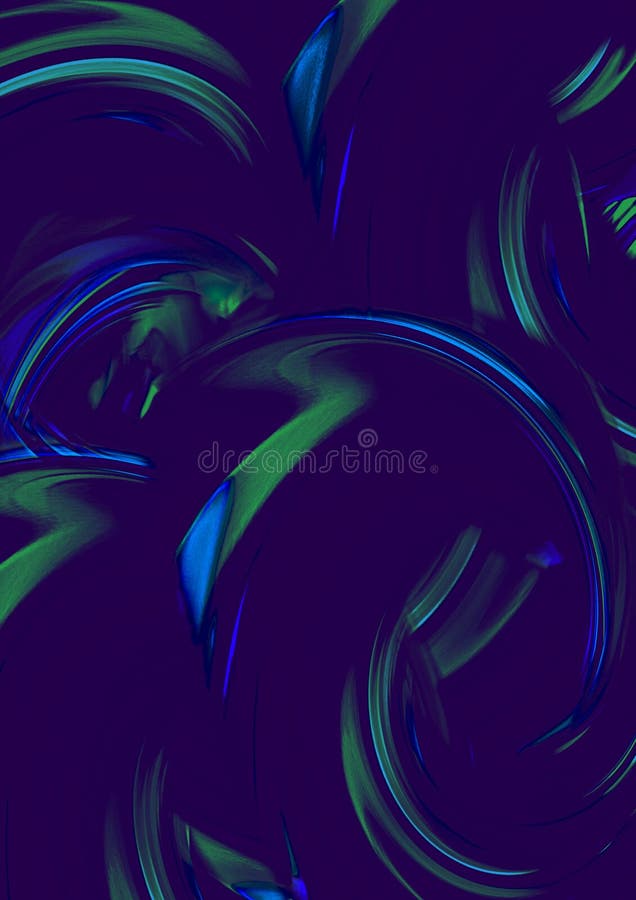 Blue Blurry Abstract Pattern. Stock Illustration - Illustration of ...