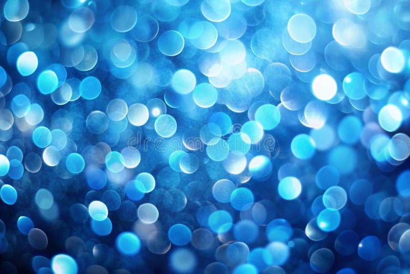 Blue Bokeh Texture Background Stock Illustration - Illustration of ...
