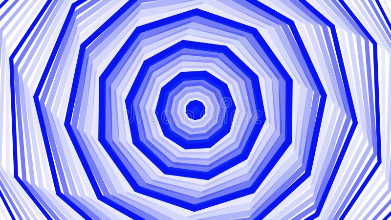 Blue Decagon Star Simple Flat Geometric on Dark Grey Black Background ...