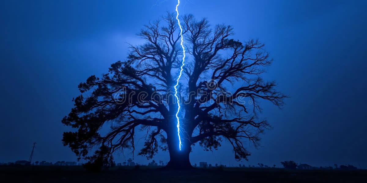 Lightning Struck Stock Illustrations – 605 Lightning Struck Stock ...