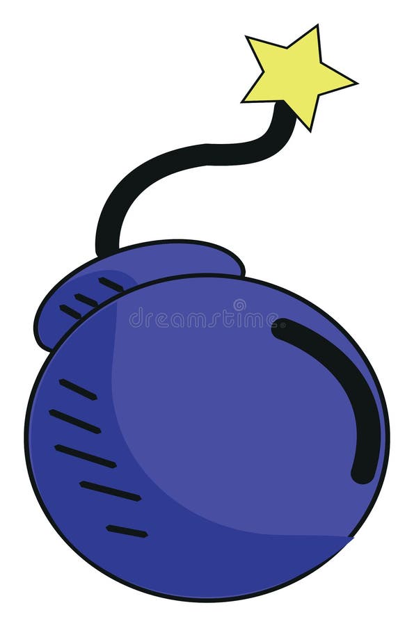 Bomb, Vector or Color Illustration Stock Vector - Illustration of ...