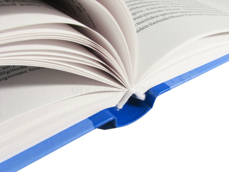 Book Blue Back - Cipping Path Stock Photo - Image of dictionary ...