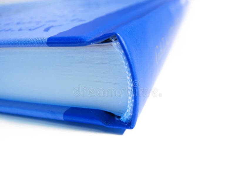 Blue book on the table stock photo. Image of learning - 56422806