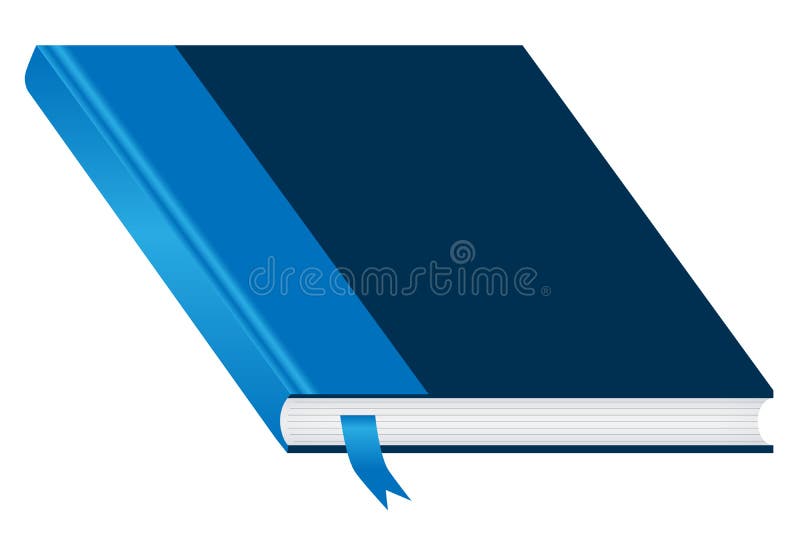 Blue book stock illustration. Illustration of educational - 1201144