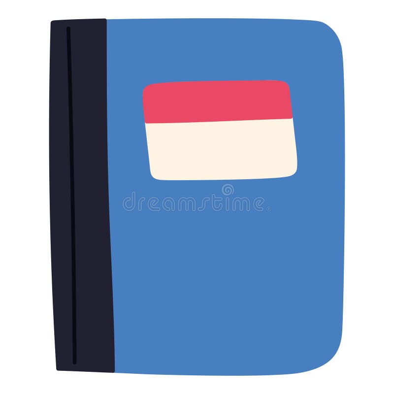 Blue book design stock vector. Illustration of cover - 249384496